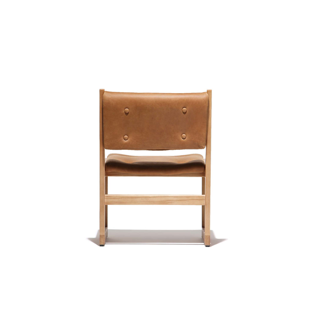 Baxter Chair with Smoky Brown Wood Frame with Boston Rough Natural ...