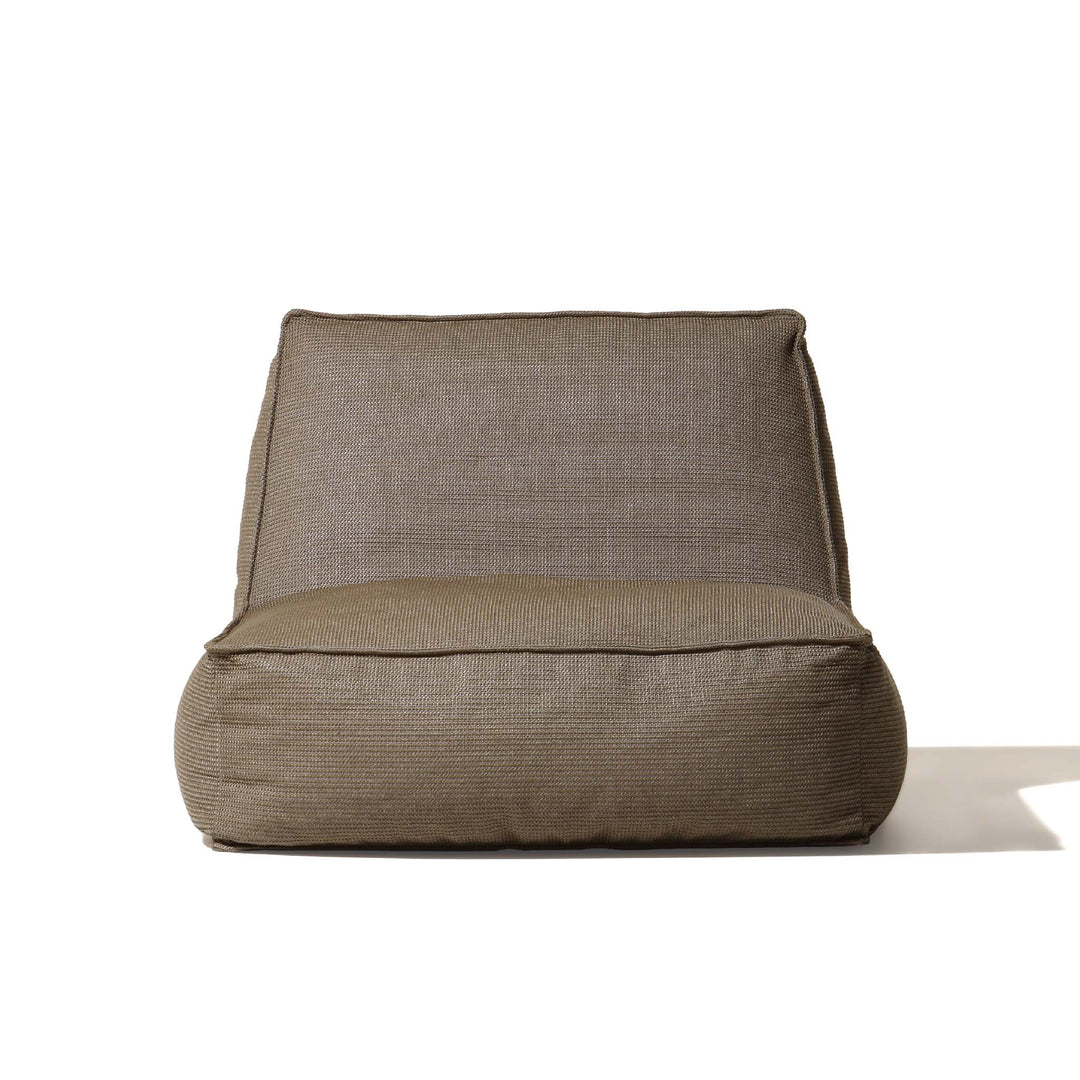 Looma Bean Bag - Crushed Outdoor Foam with Reef Wheat Fabric Cover ...