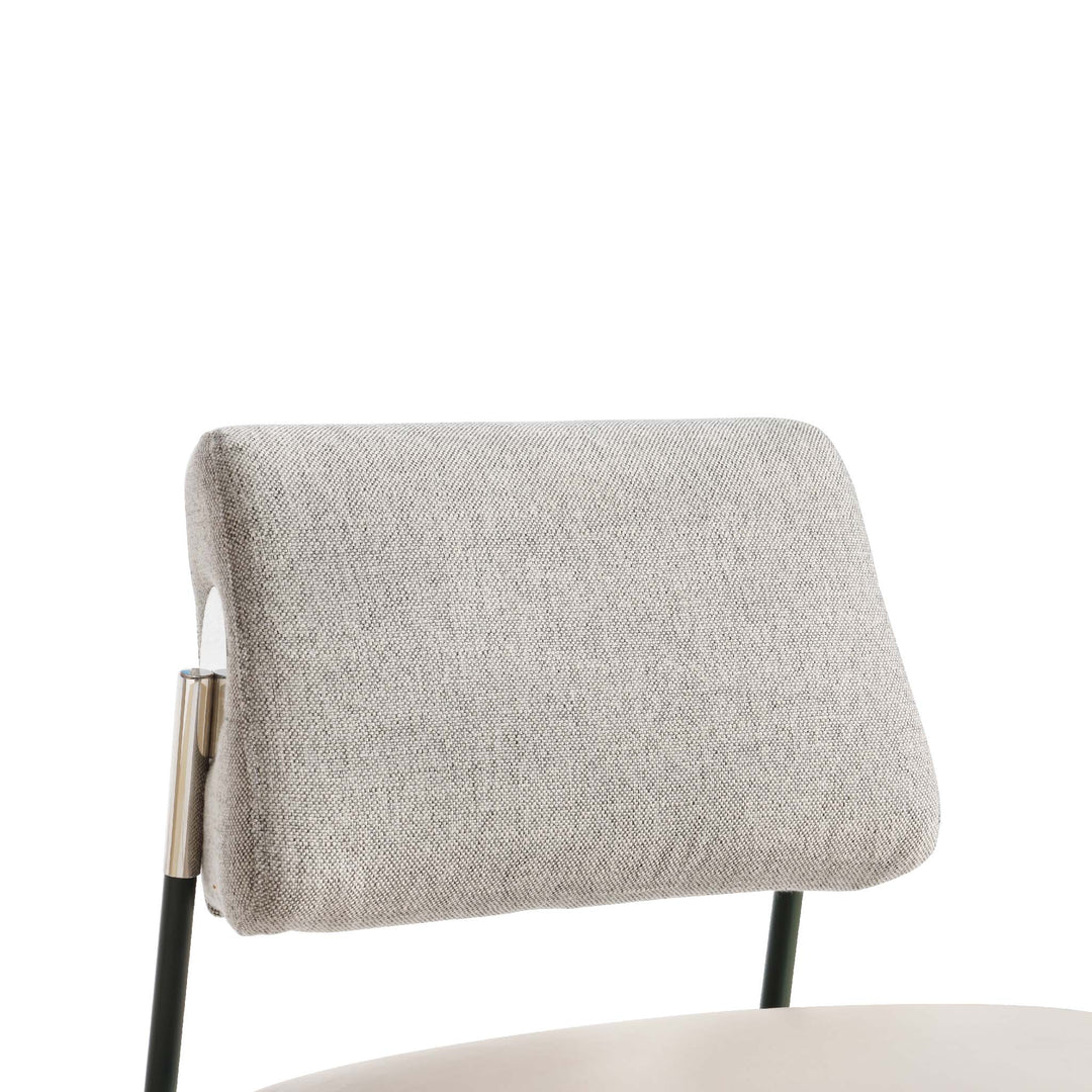 Pilot Chair with Midnight Black Leather for Back and Seat Cushion – Sawdust