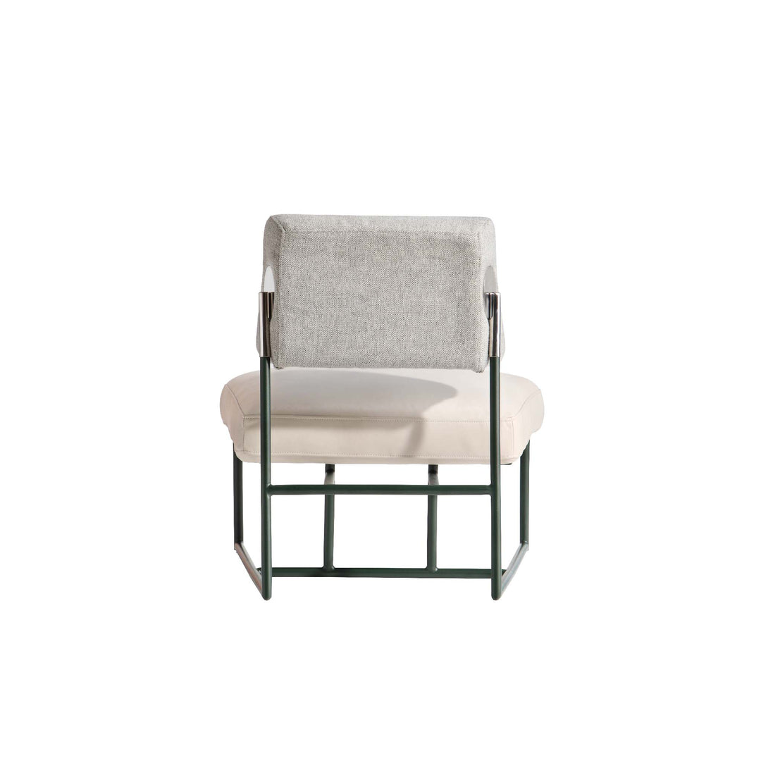 Pilot Chair with Midnight Black Leather for Back and Seat Cushion – Sawdust