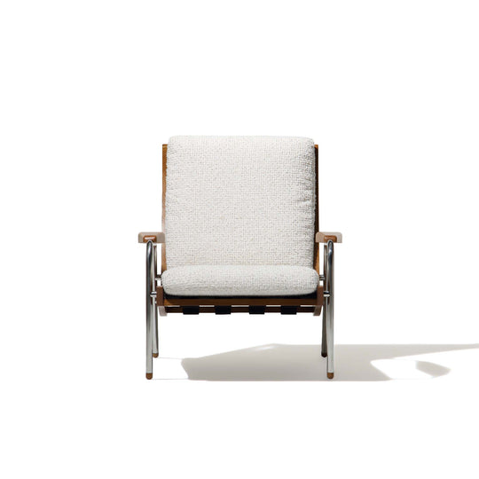 Scandi Chair with Fulham White Fabric Cushions – Sawdust